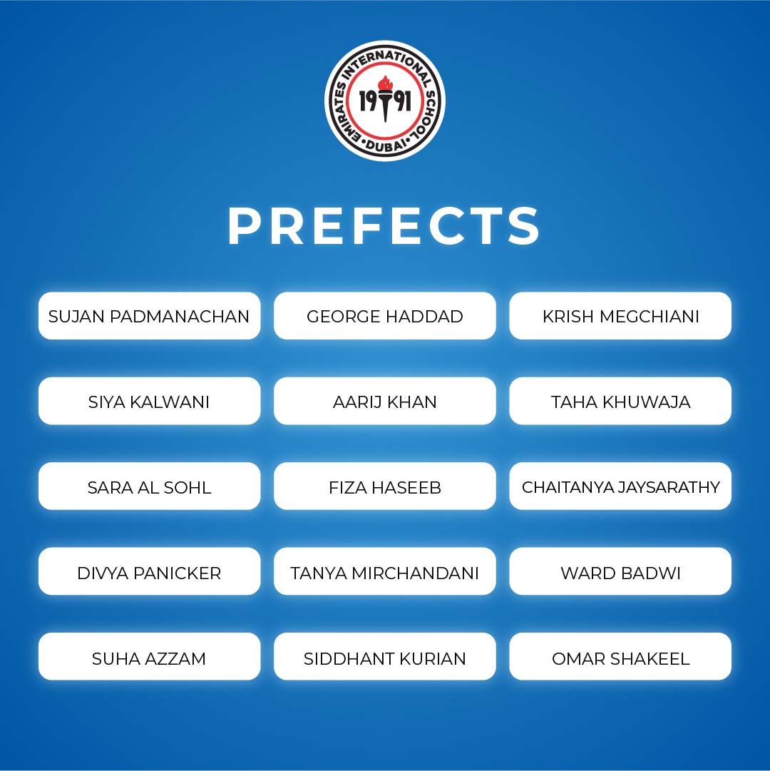 Student Head Team | EIS – Jumeirah